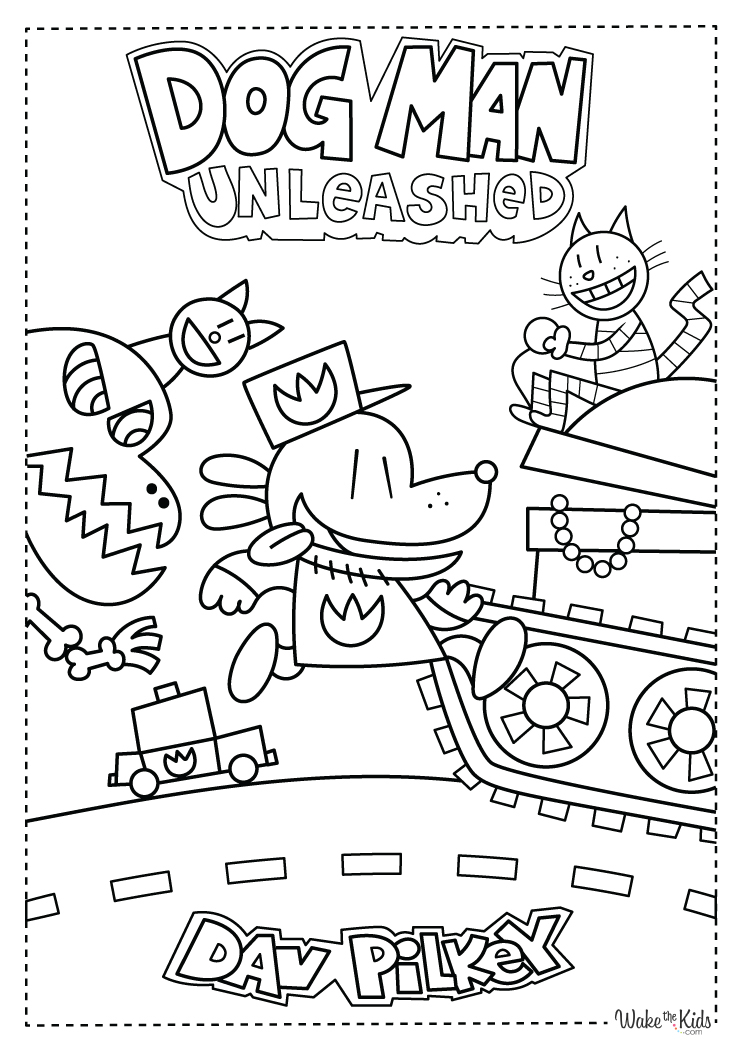 Printable Coloring Pages Dog Man - Printable Templates
