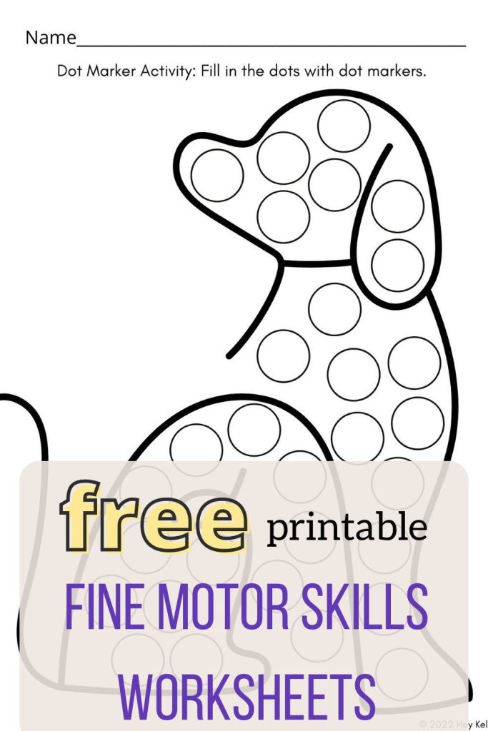 Printable Fine Motor Activities For Toddlers - Printable Templates