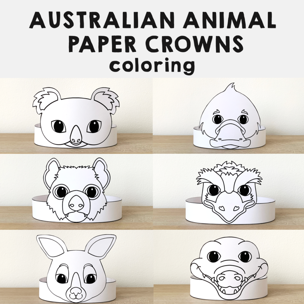 Printable Australian Animal Craft - Printable Templates