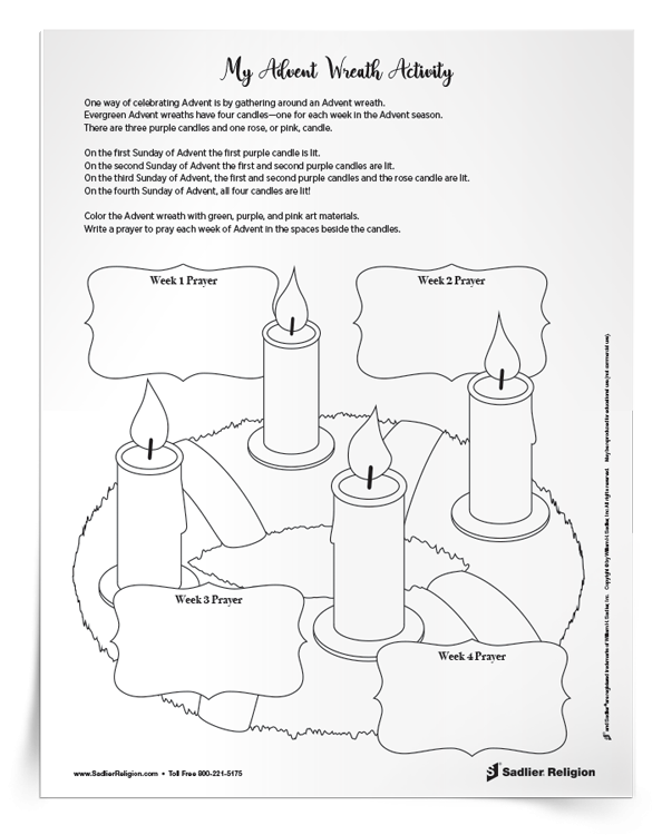 Free Printable Catholic Advent Activities For Kids - Printable Templates
