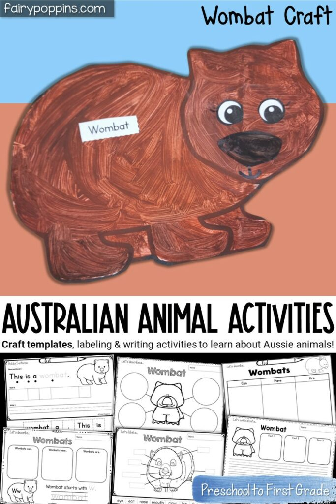 Printable Australian Animal Craft - Printable Templates