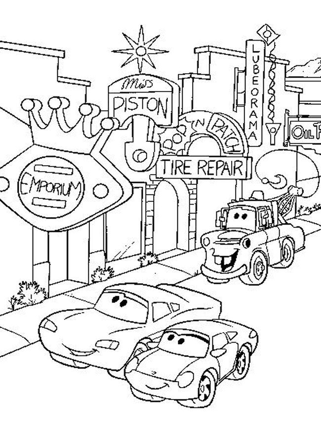 Printable Coloring Cars - Printable Templates