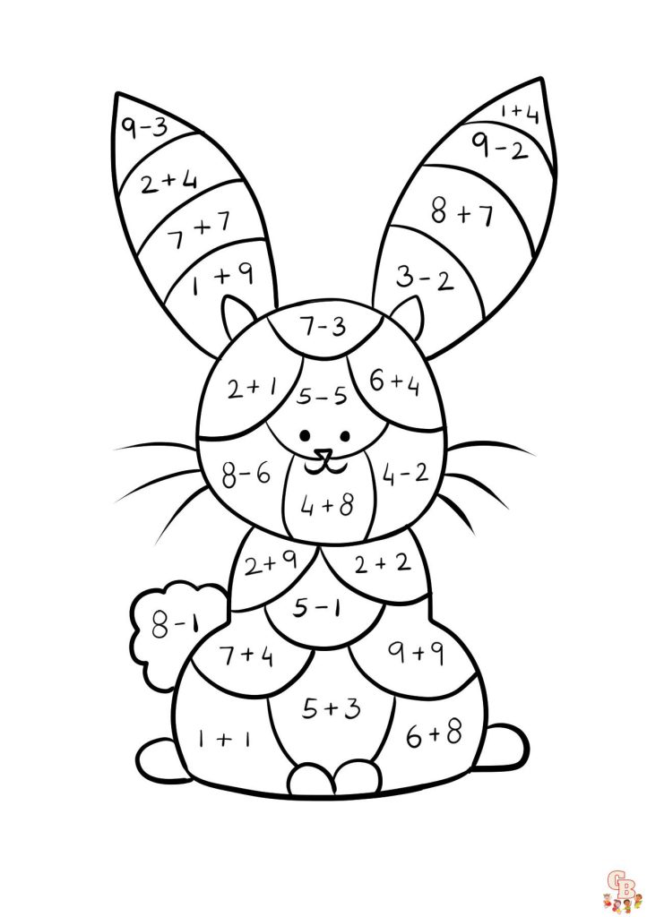 Printable Coloring Math Sheets - Printable Templates