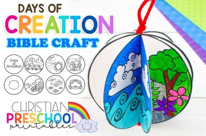 Free Printable Creation Crafts For Toddlers - Printable Templates