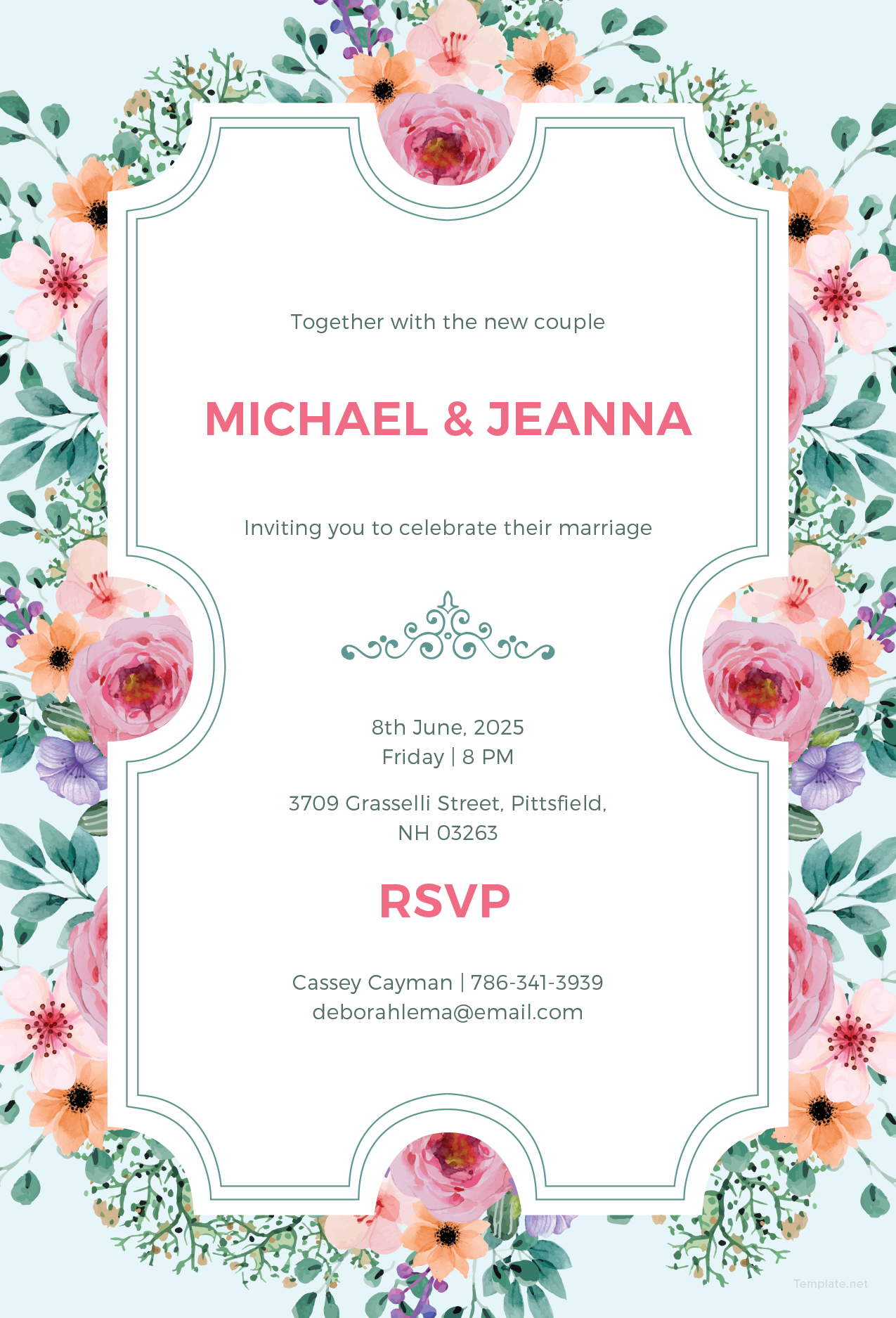 Invitation Ticket Template - Printable Templates