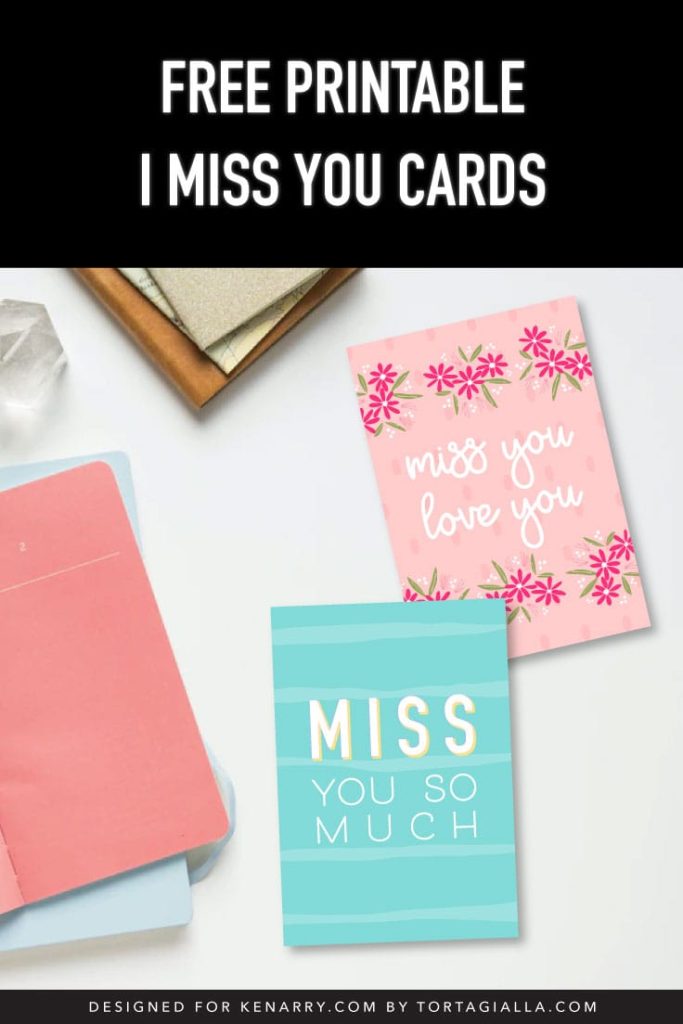 Printable Cards Miss You - Printable Templates