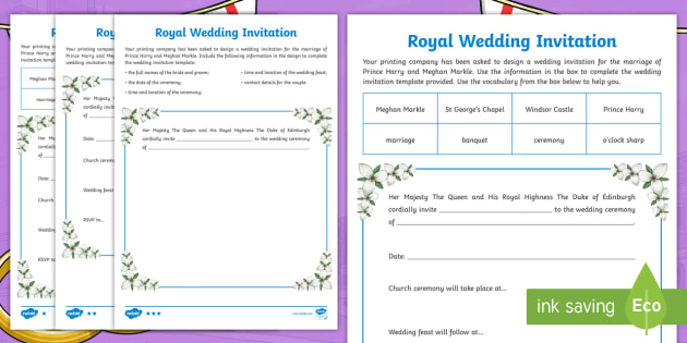 Invitation Template Ks2 - Printable Templates