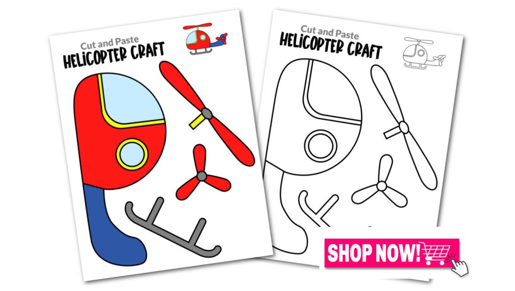 Printable Helicopter Craft - Printable Templates