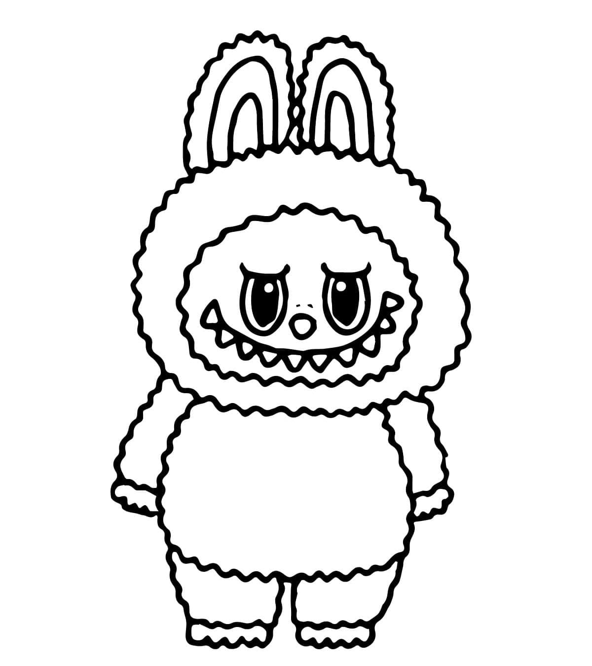Printable Coloring Labubu Coloring Pages - Printable Templates