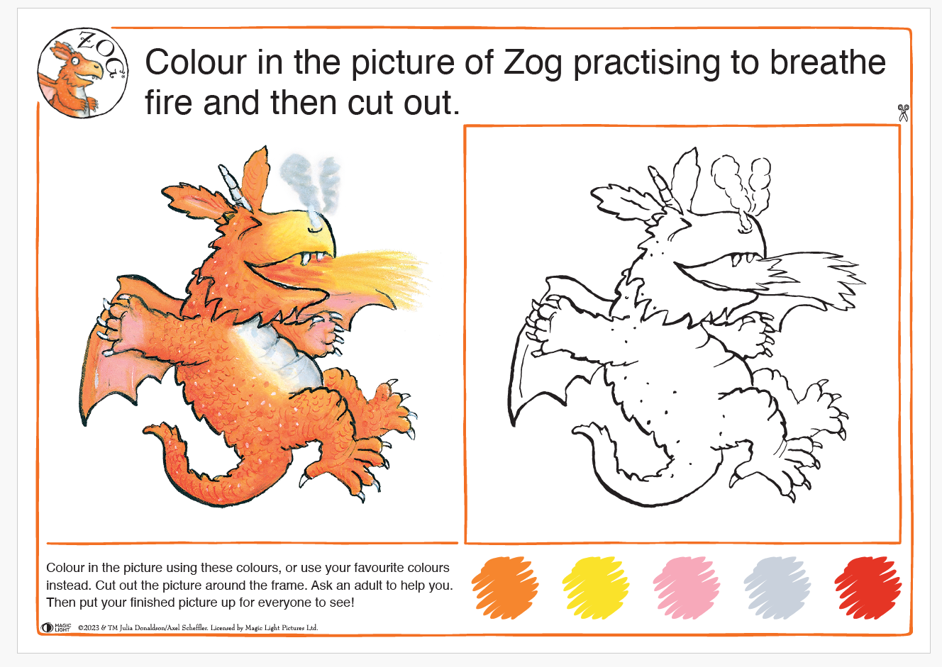 Free Printable Zog Activities - Printable Templates