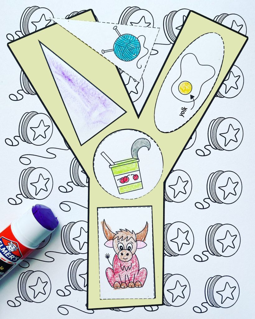 Printable Letter Y Craft - Printable Templates